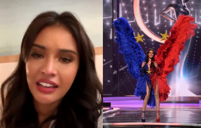 Rabiya Mateo cries, apologizes over Miss Universe national costume mishap
