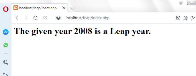 Free Programming Source Codes And Computer Programming Tutorials Leap Year Checker In Php