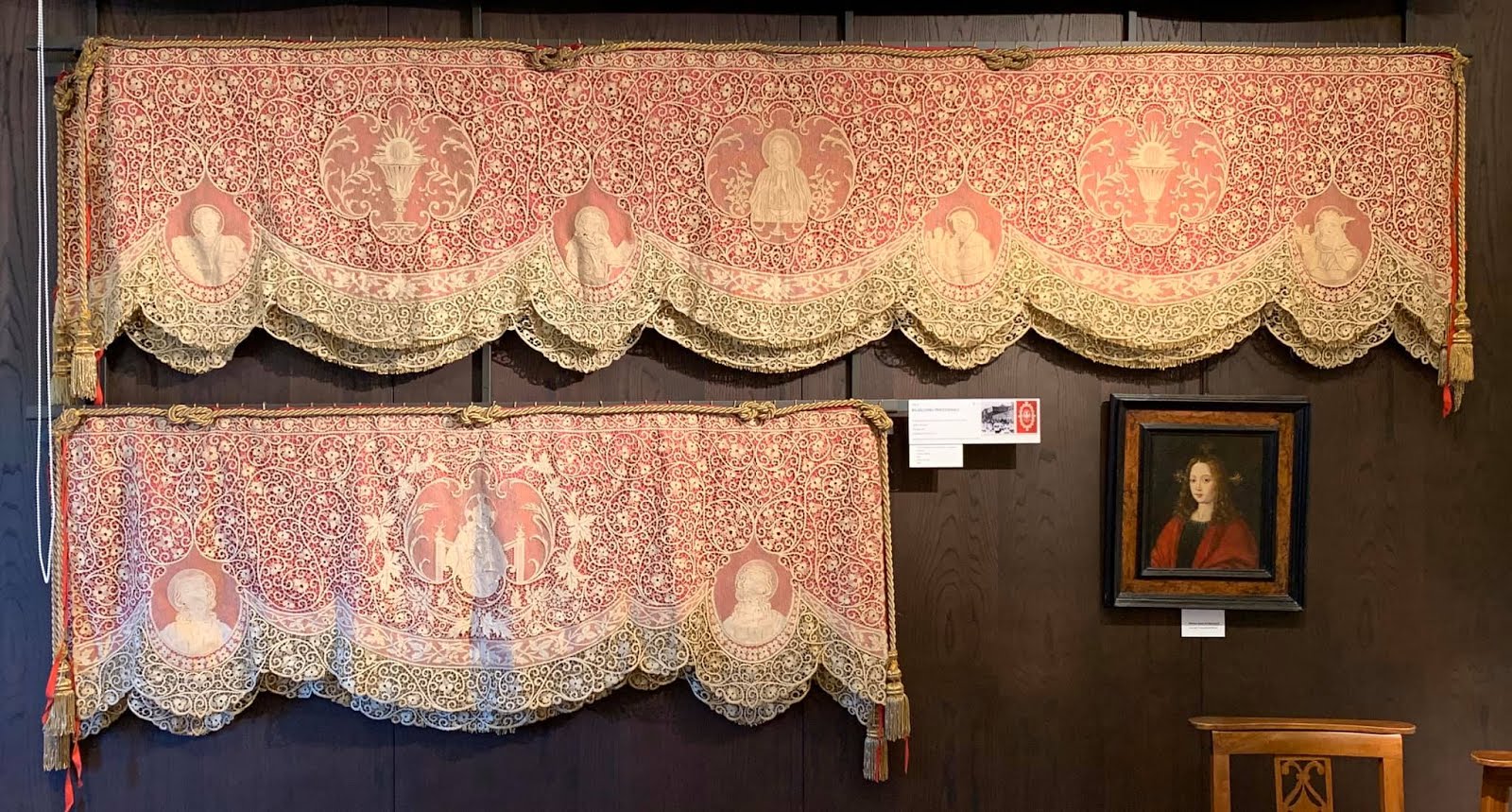 Lace Processional Canopy in Cantù, Italy ~ Liturgical Arts Journal