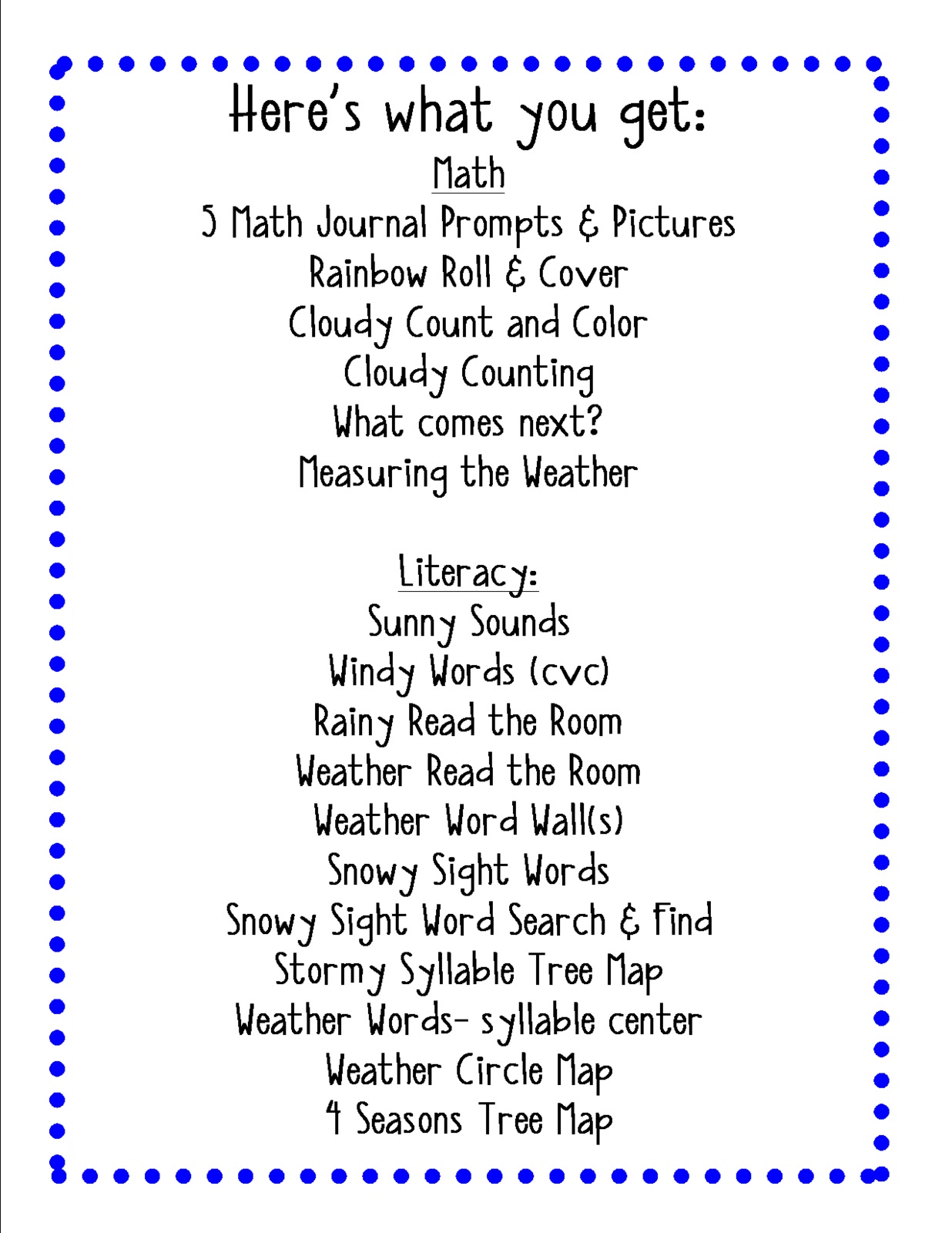 Teaching, Learning, & Loving: Weather!!!