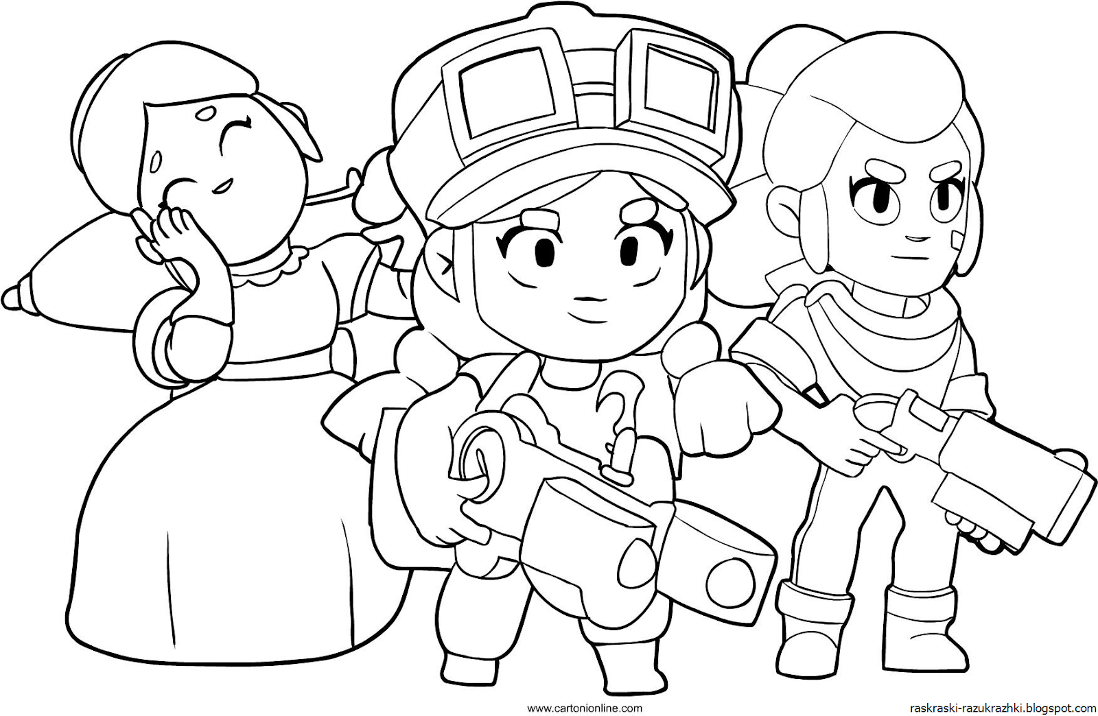 Разукрашки Брала