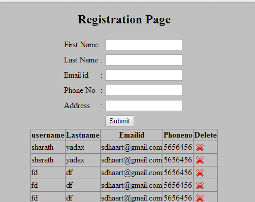 Binding A Grid View For Registration Page How To Bind Datatable With Gridview Code 2014