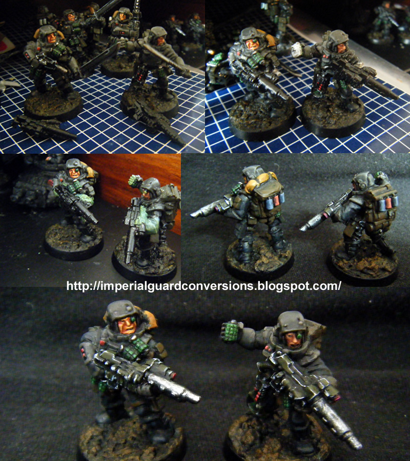 Imperial Guard Hobby: Stormtroopers conversion 5: other six troopers ...