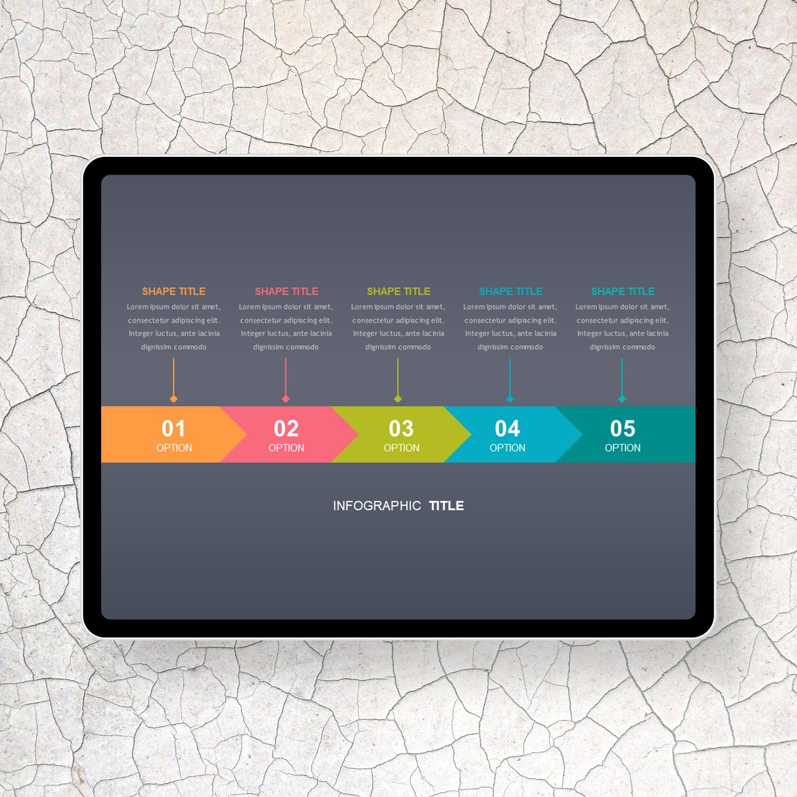 Horizontal Infinite Bar PowerPoint Templates - PowerPoint Free