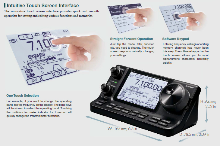 M7MCQ HAM RADIO BLOG: ICOM IC-7100 REVIEW
