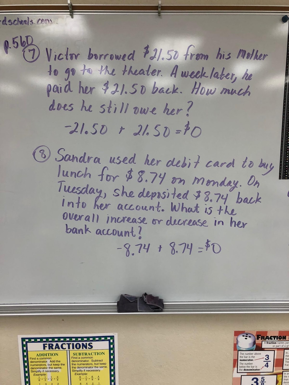 Mrs Negron 6th Grade Math Class Lesson 19 2 Adding Rational Numbers Mrs Negron 6th Grade Math Class Lesson 19 2 Adding Rational Numbers