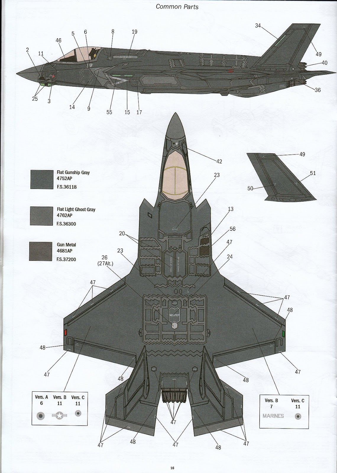 The Modelling News: Construction Review: 72nd scale F-35B Lightning II ...