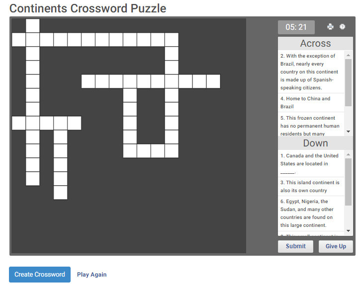 Cara Membuat Soal Teka-Teki Silang Secara Online Dengan Proprofs ...