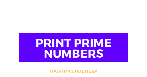 C Program to print prime numbers between 1 to 500