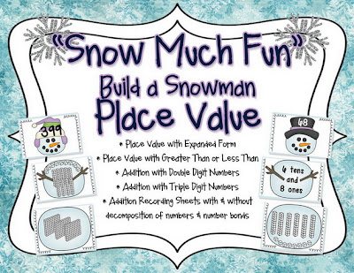 Simply Skilled in Second: Place Value with Snowmen
