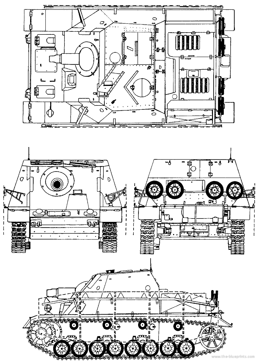 Axis Tanks and Combat Vehicles of World War II: Sturmpanzer IV (Sd Kfz 166)