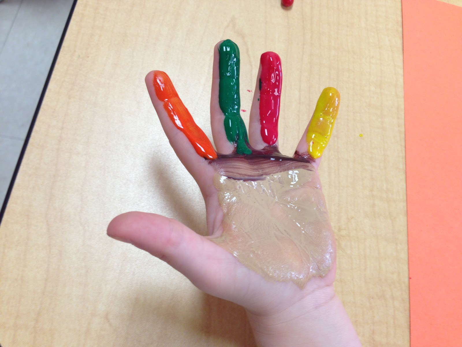 Precious Toddler: Thanksgiving - Pilgrim and Indian Handprint Art