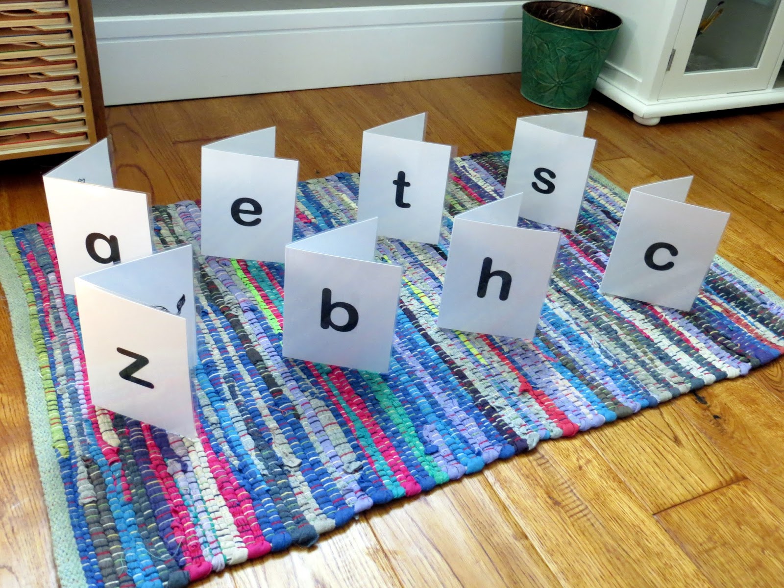 itty bitty love: introducing the alphabet, Montessori-style