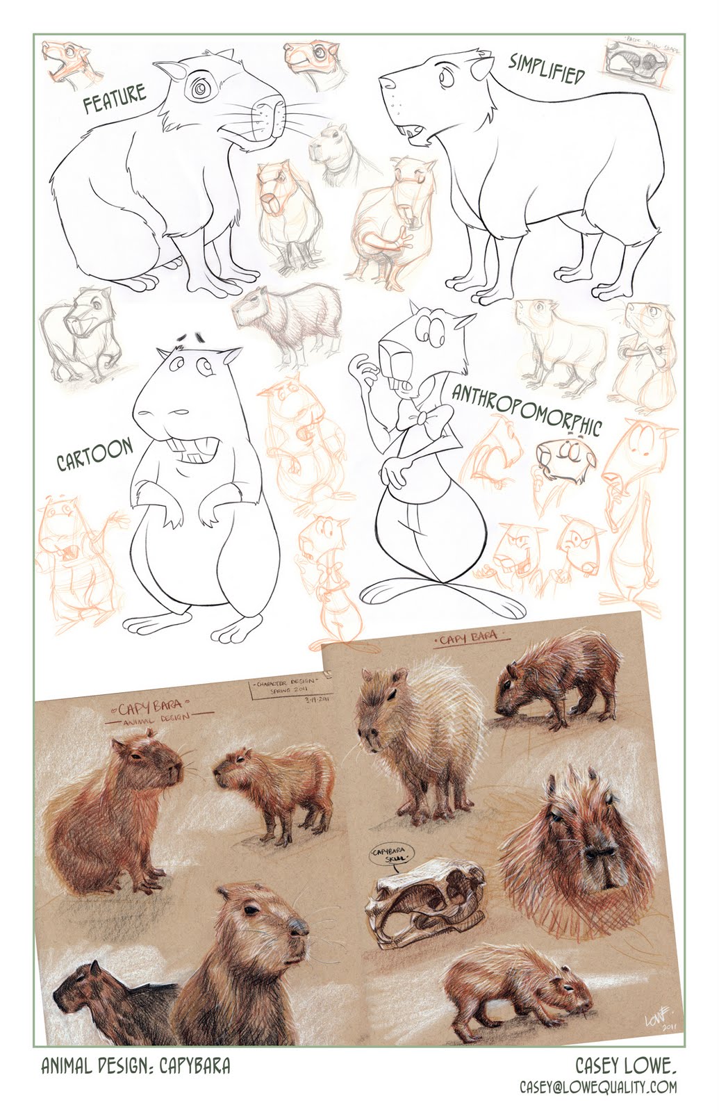 The Lowedown The Official Blog Of Casey Lowe Character Design Final Portfolio