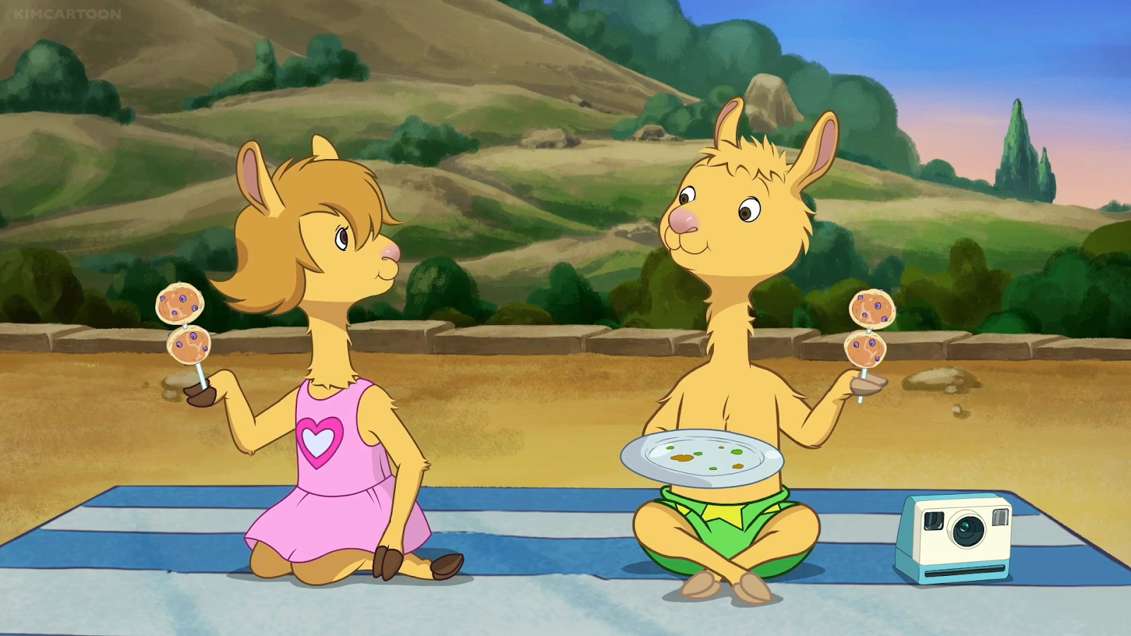 Shirtless Drawn Cartoon Boys & Men: Llama Llama on the Lake & Beach