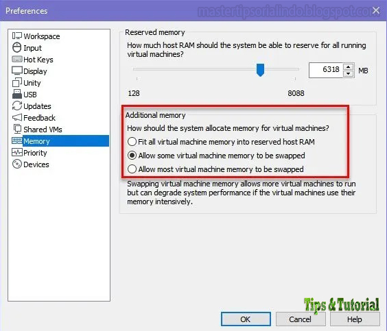 Memperbaiki VMware Error Not enough physical memory is available ...