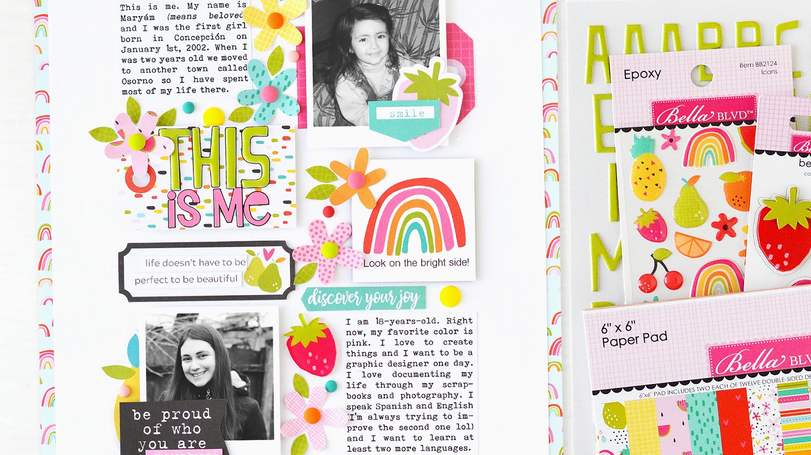 Maryám Pérez Design | Blog: BELLA BLVD: THIS IS ME LAYOUT