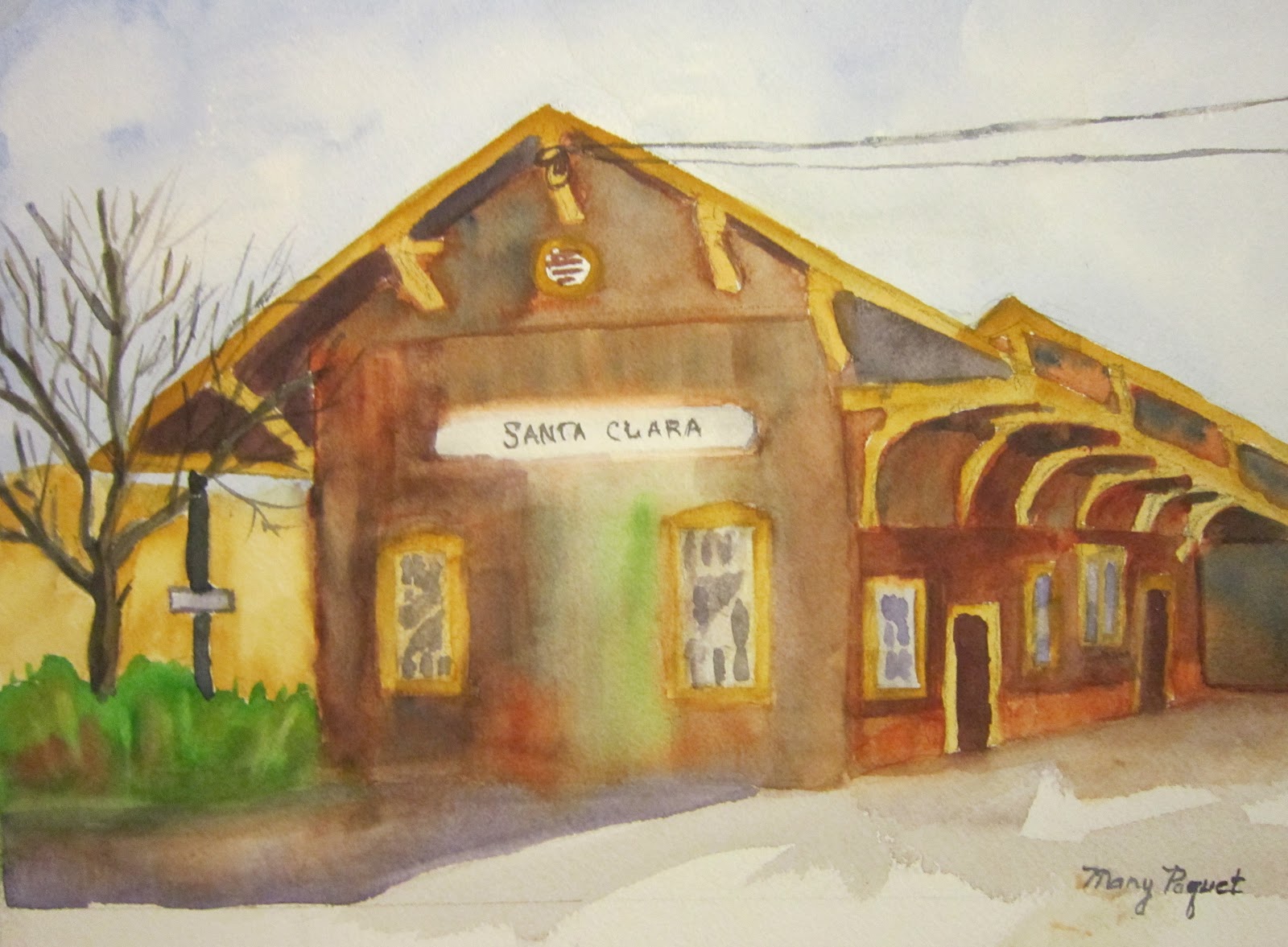 Paintsites Blog: Santa Clara Historic Railroad Station, February 23, 2012
