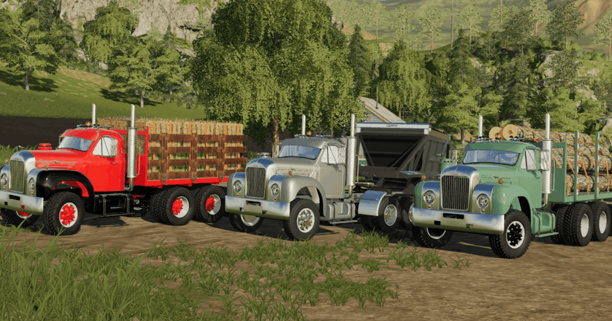 FS19 Mack B61 Truck v1.0 - FS 19 & 22 USA Mods Collection