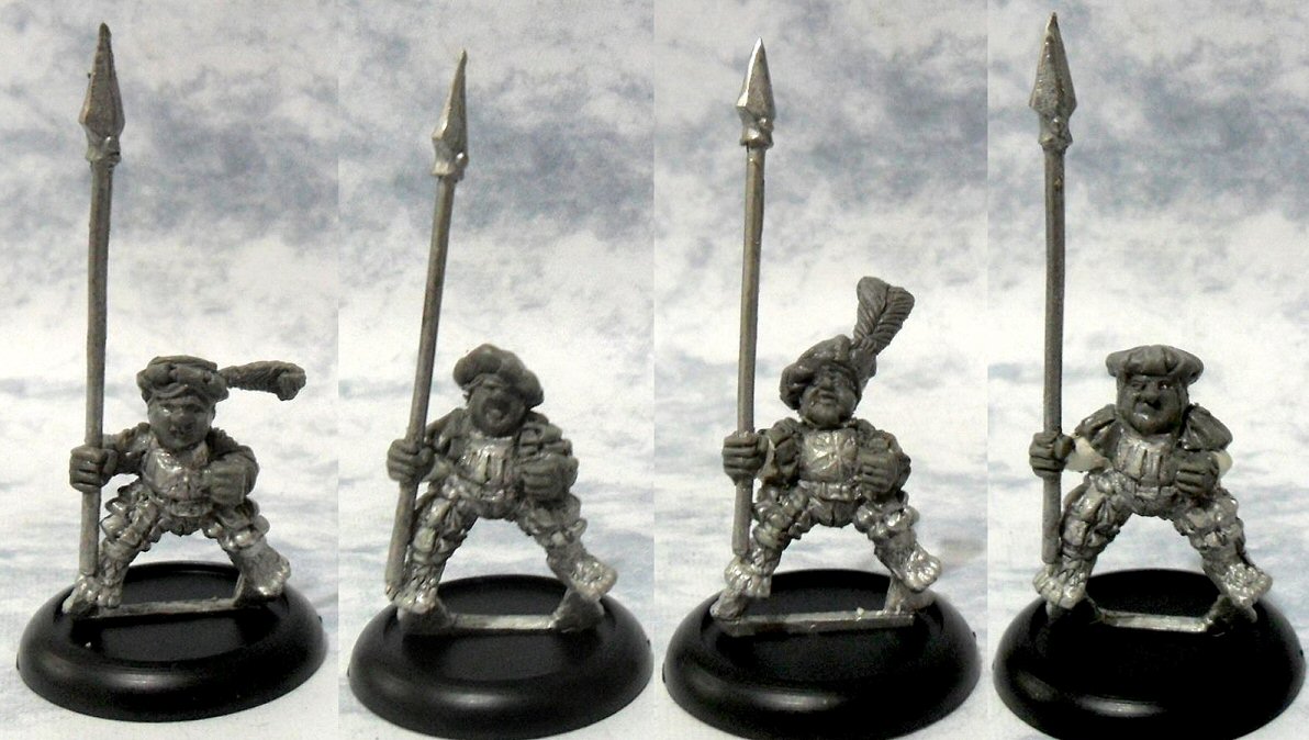 WK's Miniature Imperium: Halfling Cavalry Greens (greys)