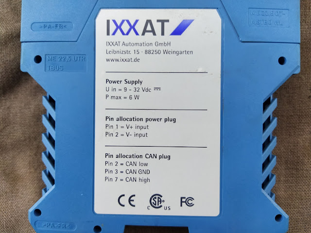 IXXAT CAN@NET II V1.4 ETHERNET MODULE 1.01.0086.90001 HW841390