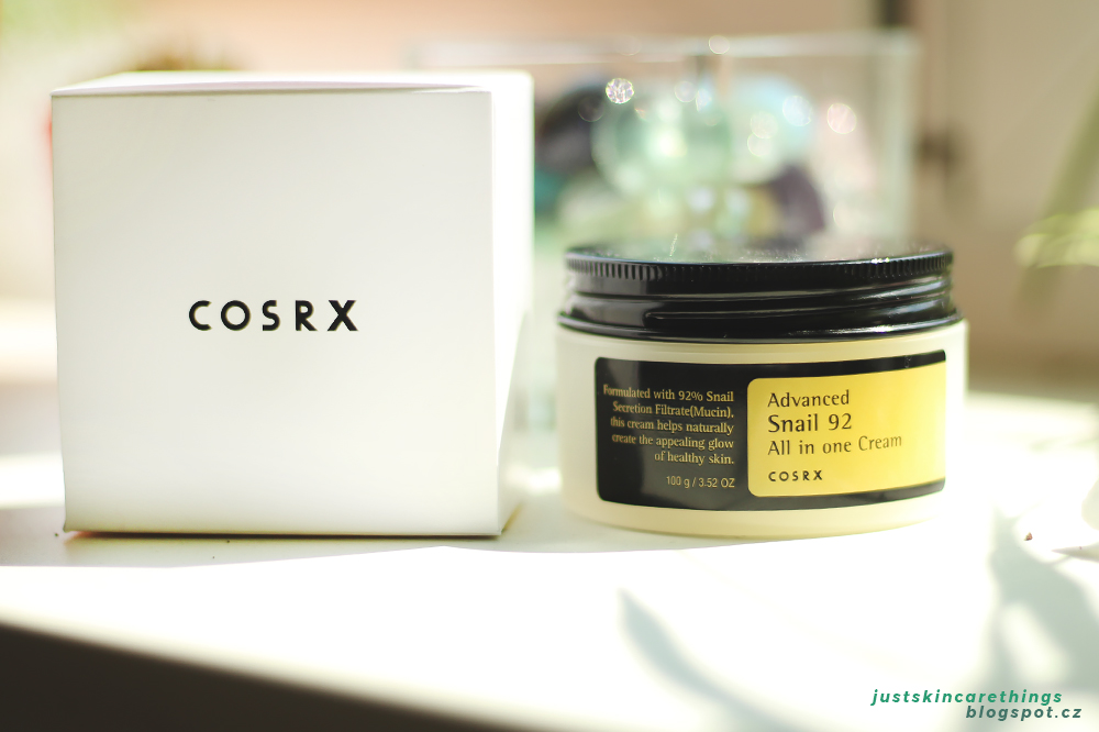 RECENZE: COSRX Advanced Snail 92 All In One Cream — just skincare things