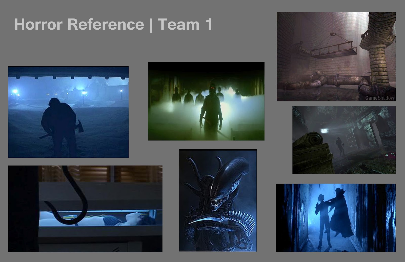 Group 1's Scary, Scary Awesome Video Game: Horror Reference