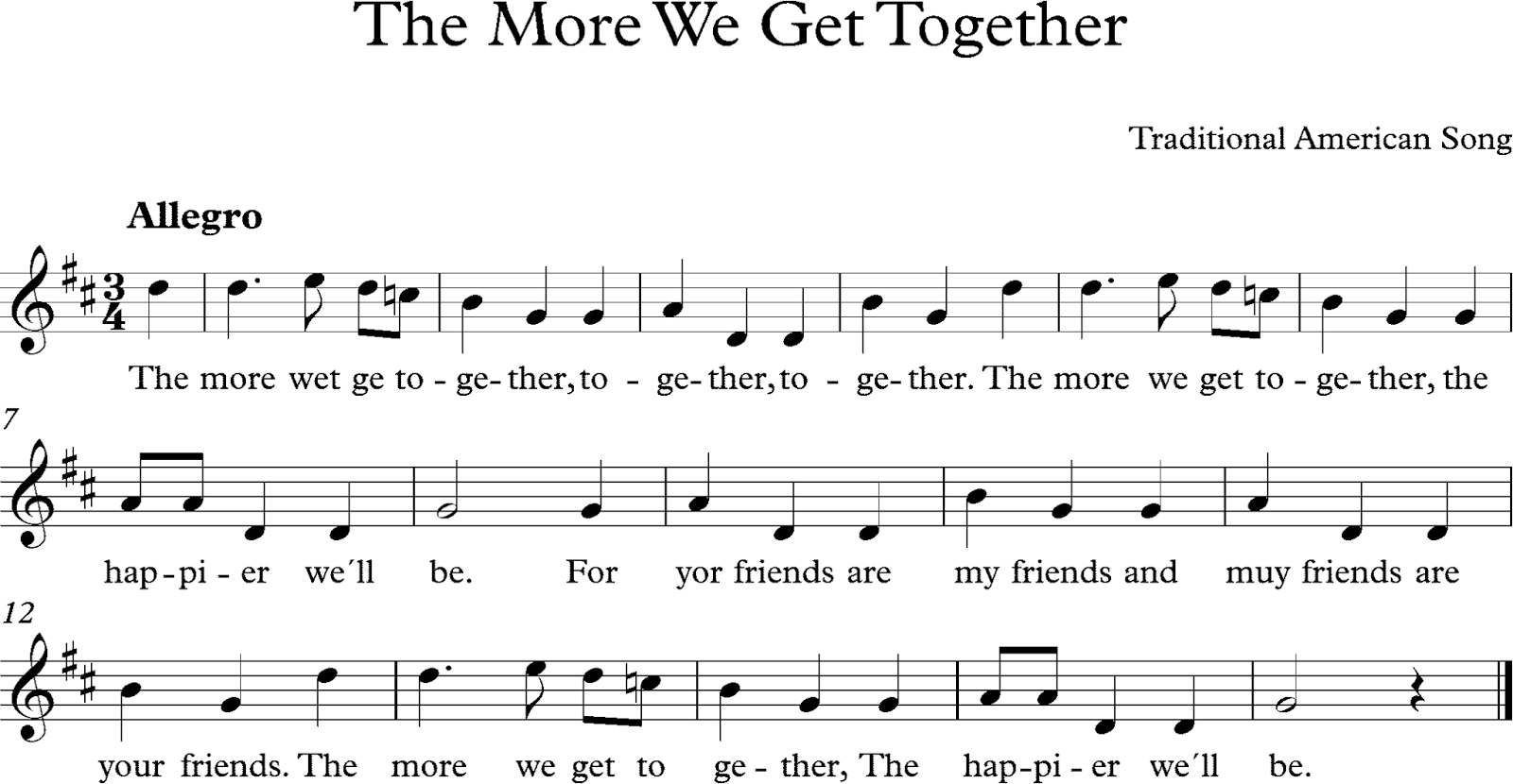 The More We Get Together - Descubriendo la Música