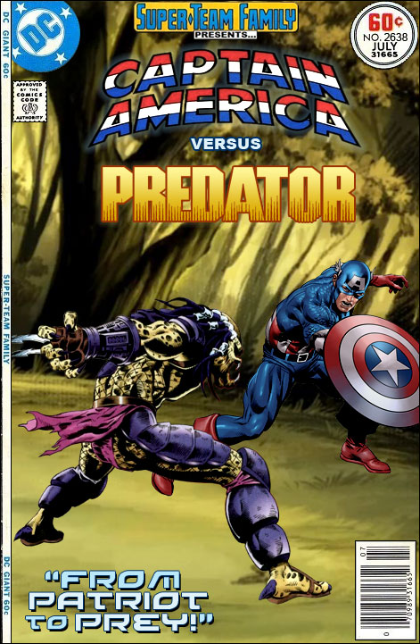 SNEAK PEEK : "Captain America vs Predator"