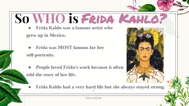 Hispanic Heritage Month- My Frida Kahlo Lesson