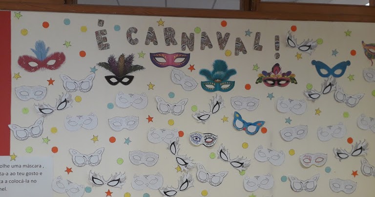 BLOGUE da BE: Mural interativo de Carnaval