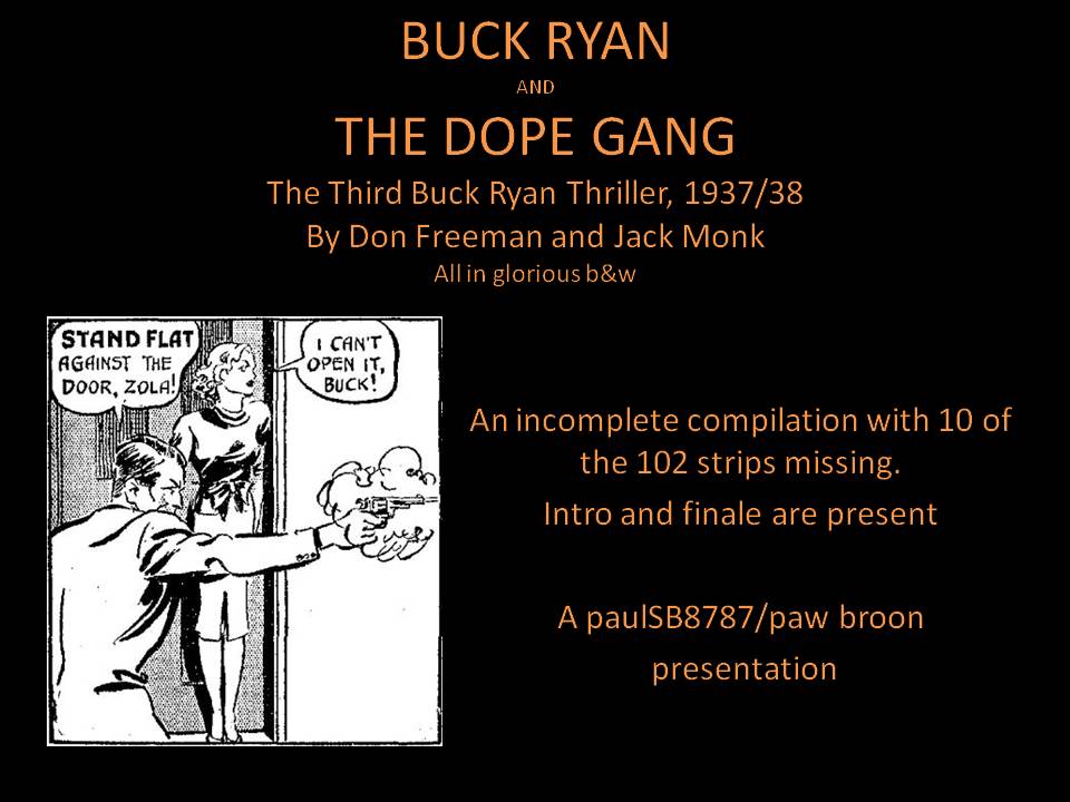 Old-fashioned Comics: Buck Ryan 03 - The Dope Gang (1937-1938). Don ...