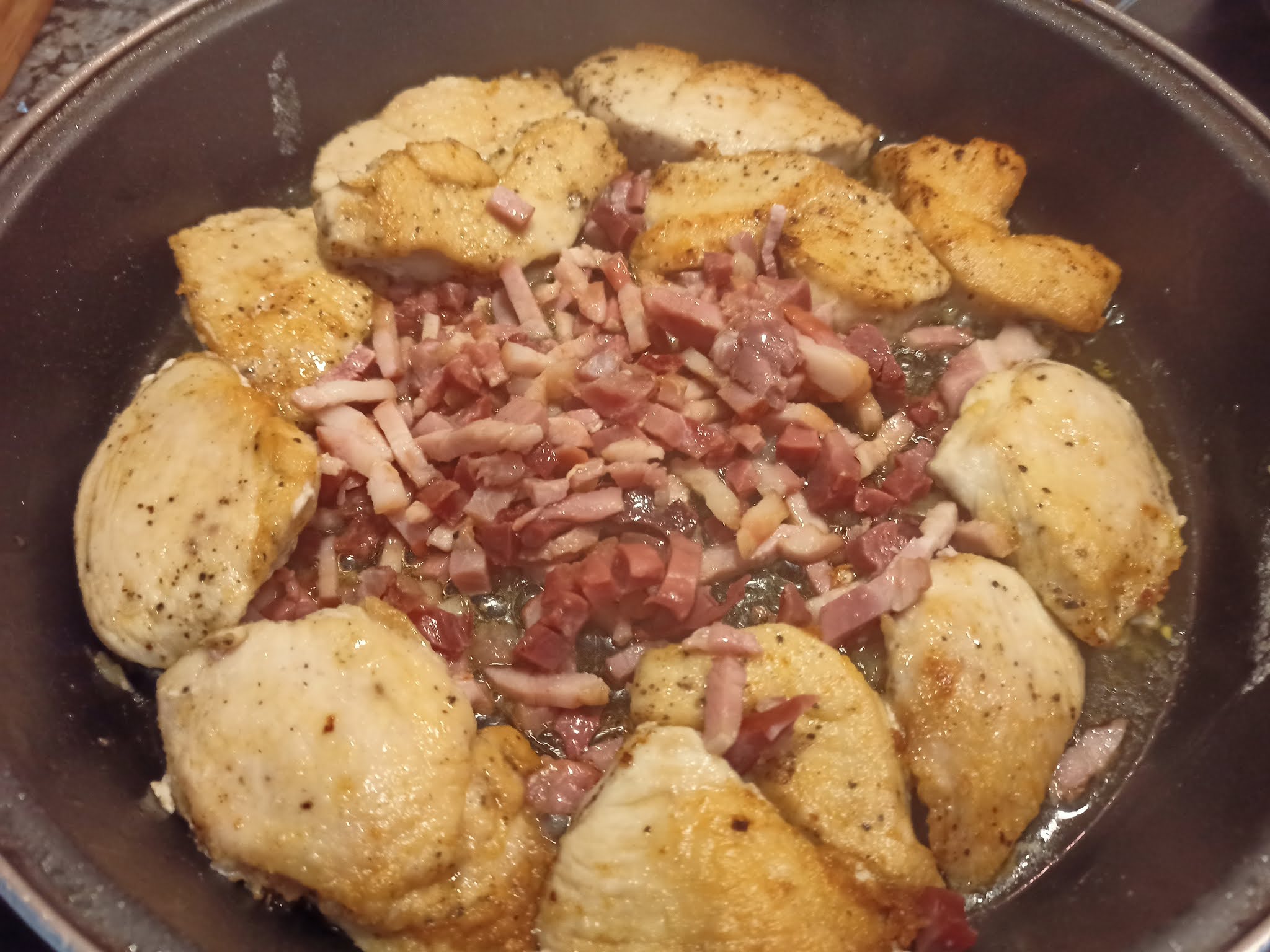 Pechugas de pollo (o pavo) a la Buena Mujer