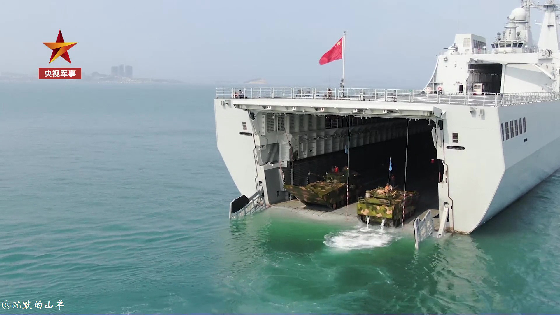SNAFU!: Type 05 series amphibious vehicles operating off Type 071 LPD.