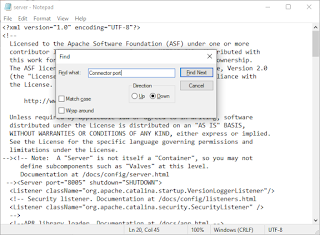 Advanced Java: How to change port number in Tomcat Server (9.0.34) in 2020