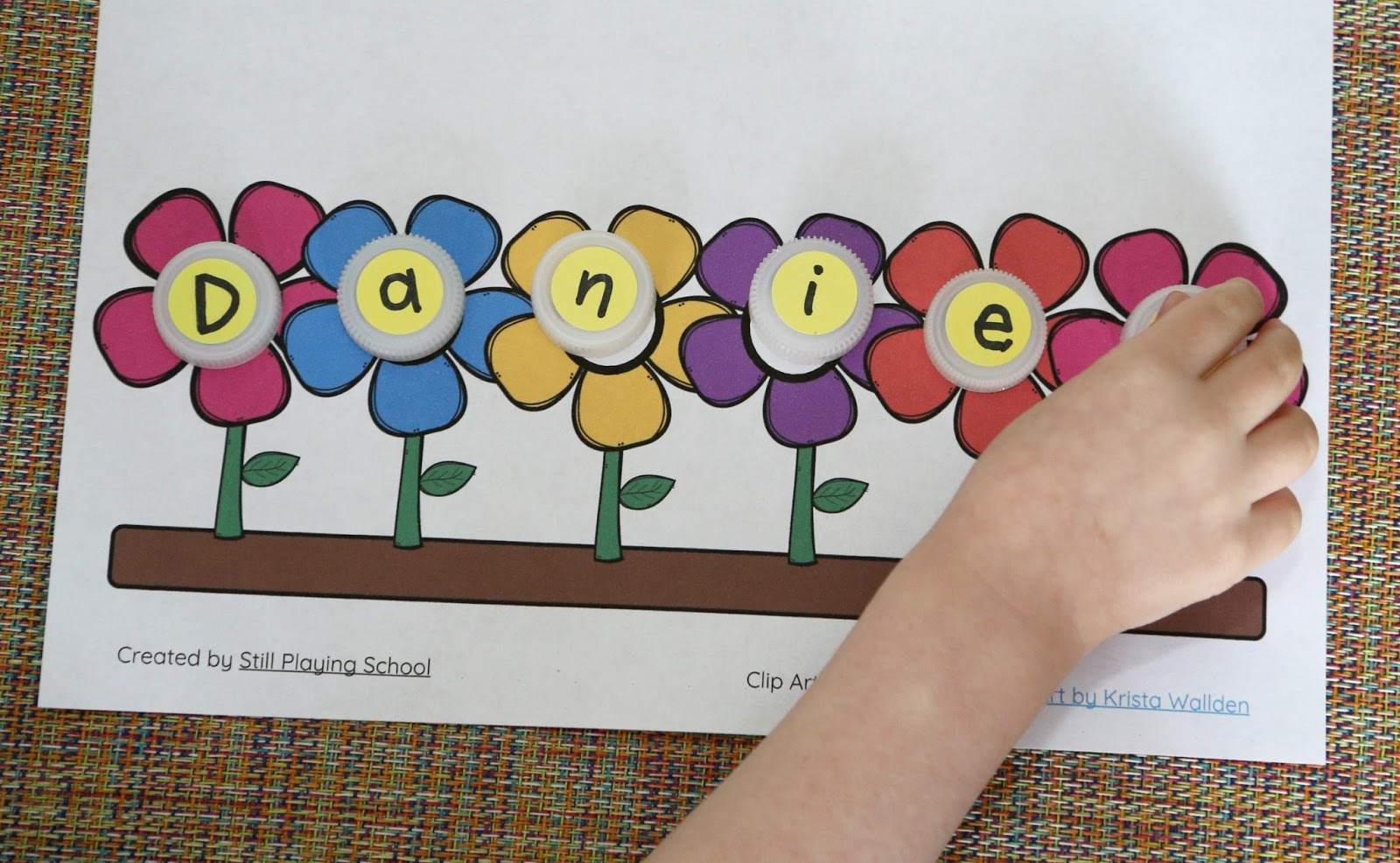 Flower Name Puzzle | Still Playing School