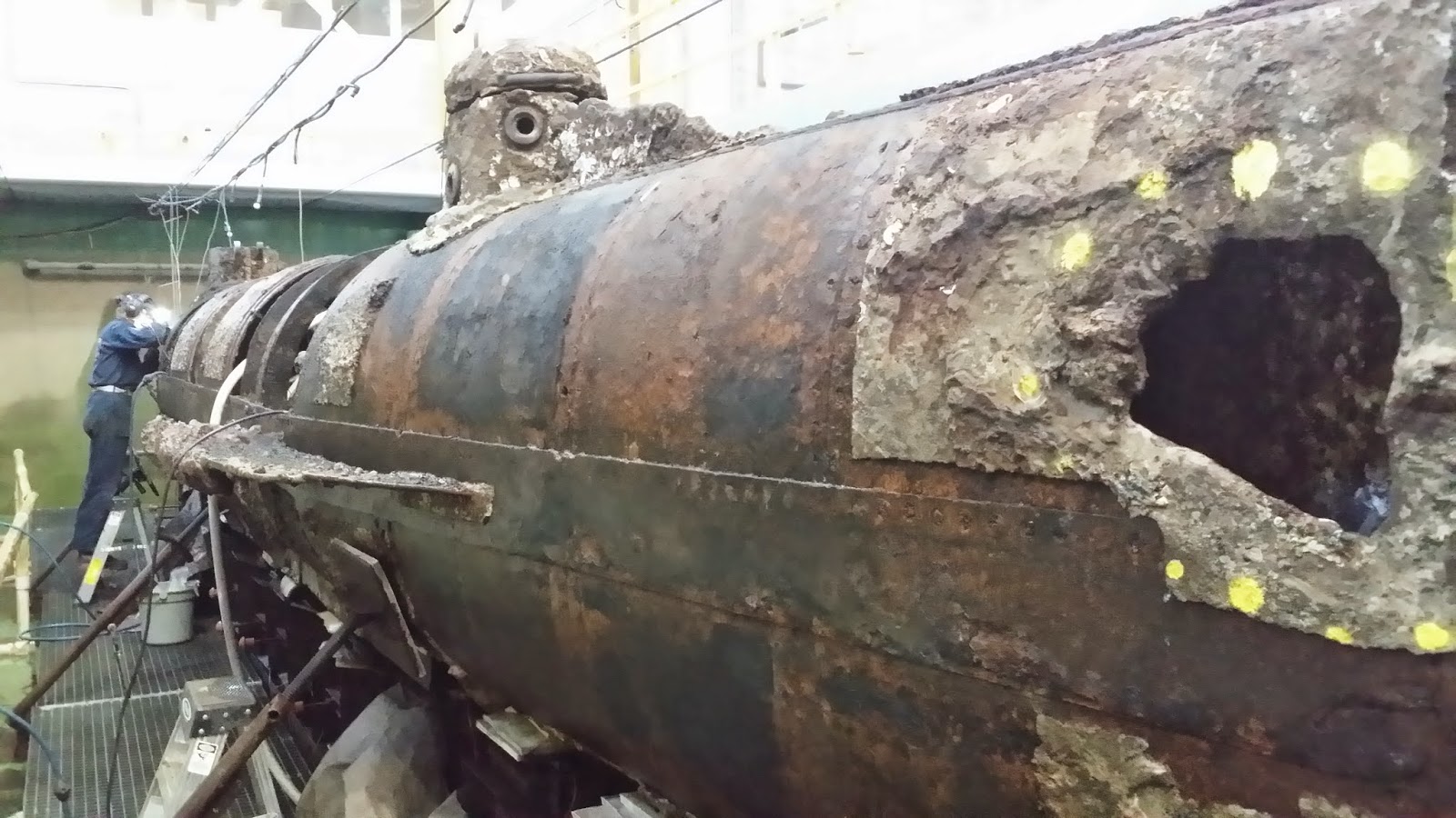 The Civil War Picket: H.L. Hunley: Scientists peeling away crust on ...