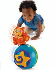 JoyS of Toy & Baby Stuff: Fisher-Price Go Baby Go! Crawl-Along Musical Ball