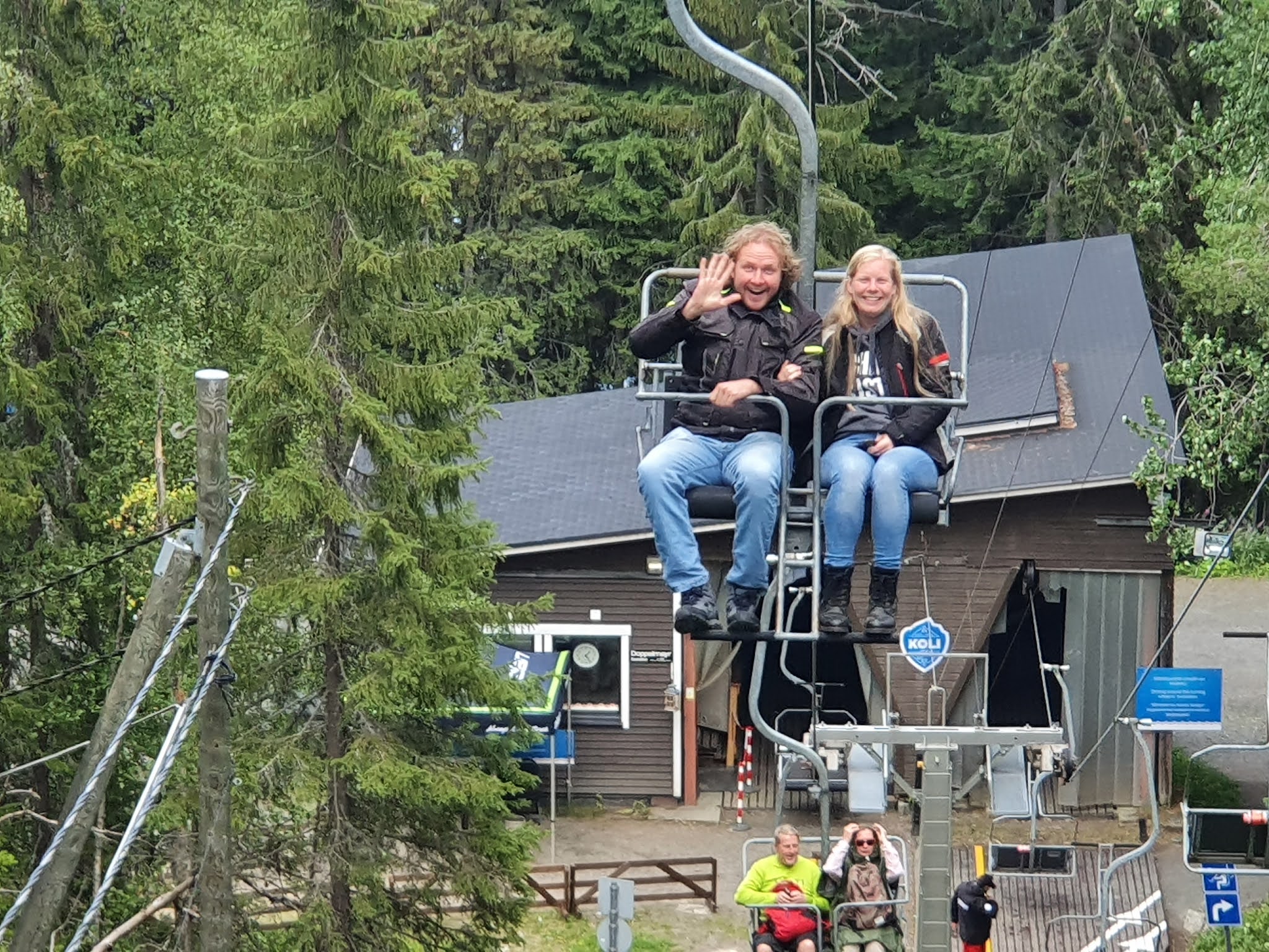 Harmen en Helen in Finland: Kort bezoek en kloven