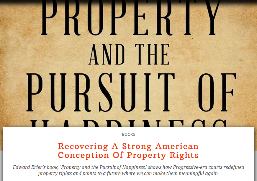 THE WESTERNER: Recovering A Strong American Conception Of Property Rights