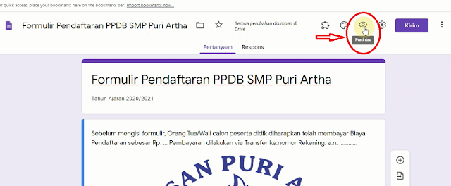 Tutorial Membuat Formulir PPDB Online Menggunakan Google Forms ...