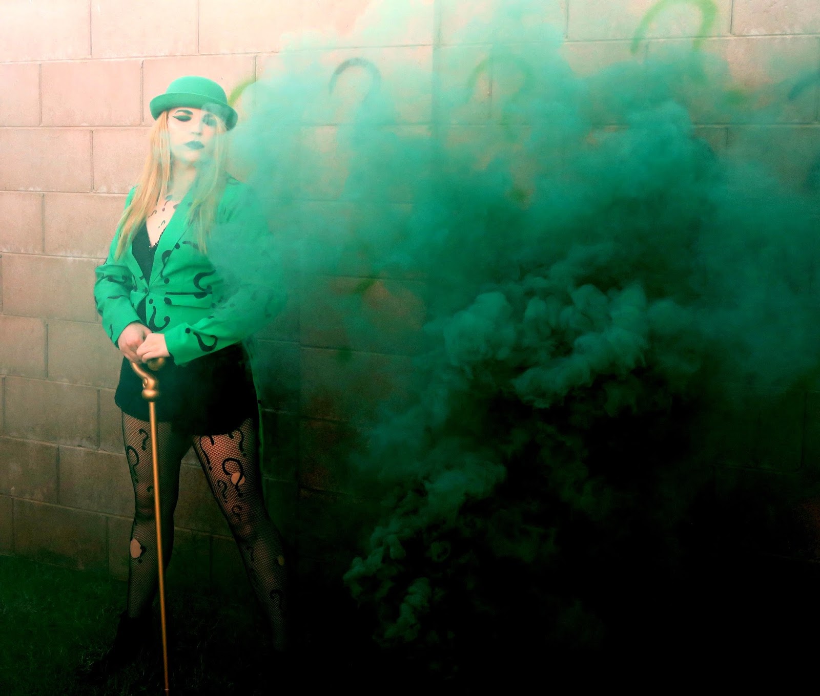 Diaries of a Sunflower: The Riddler Photo Shoot