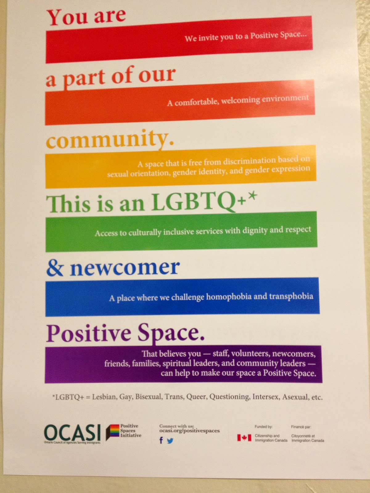 The Joy of ESL Blog: This is an LGBTQ+ Positive Space