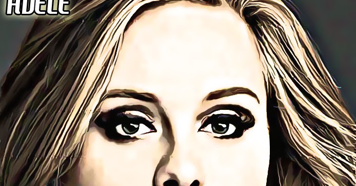 Adele - Famous Singers Cartoon Drawings