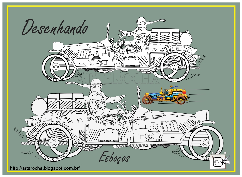 ARTEROCHA: CALHAMBEQUE - Desenhando