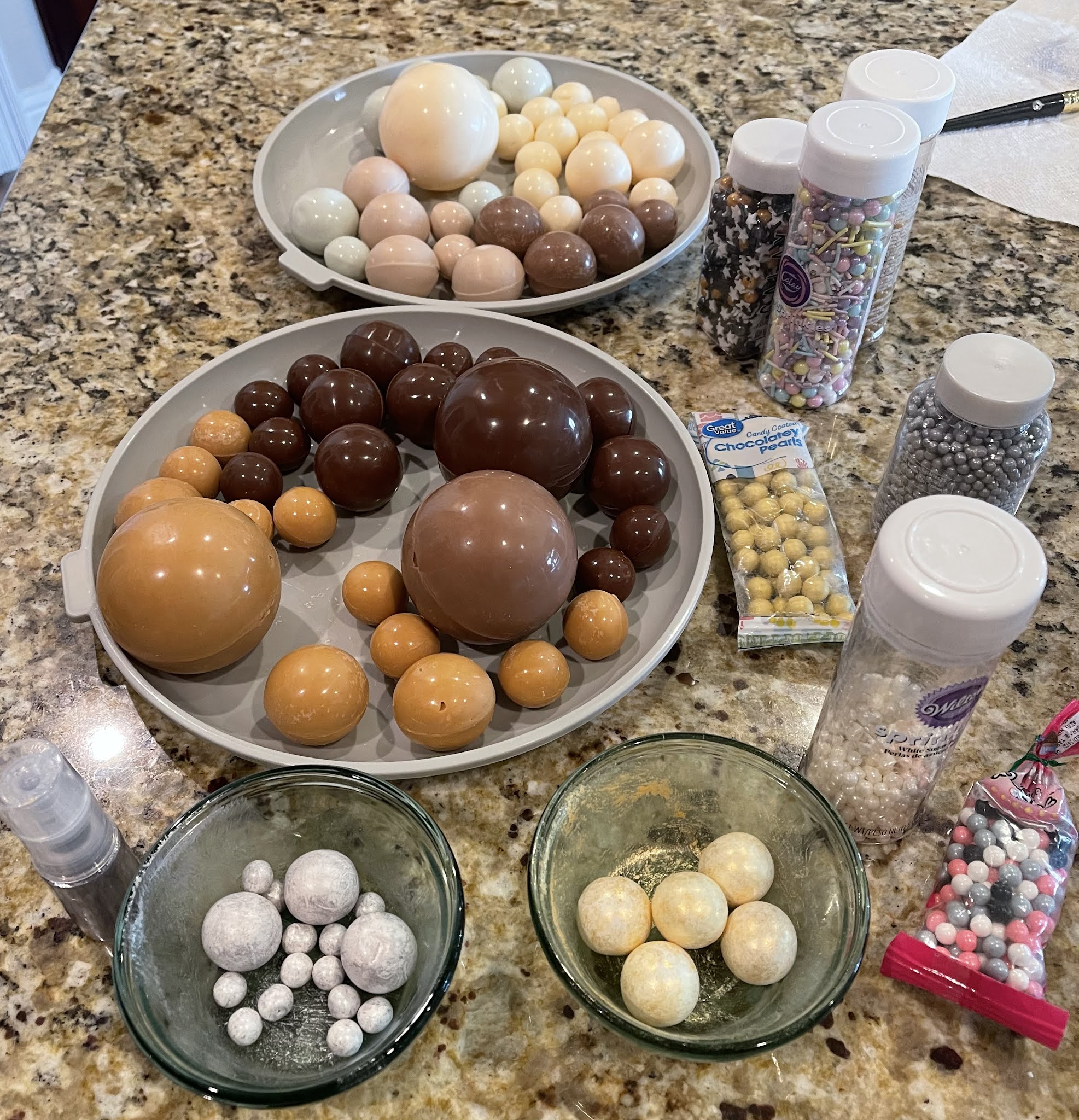 The Bake More: Chocolate Sphere Cake