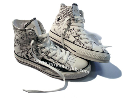 DISTORTION WORLD: Kurt Cobain Converse Collection