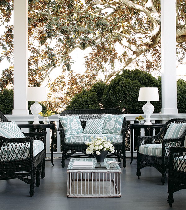 Black Wicker Front Porch Furniture at David Galbreath blog