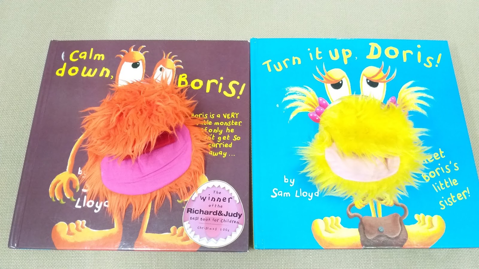 Kid Books Blog: 61.Calm down Boris / Turn it up , Doris