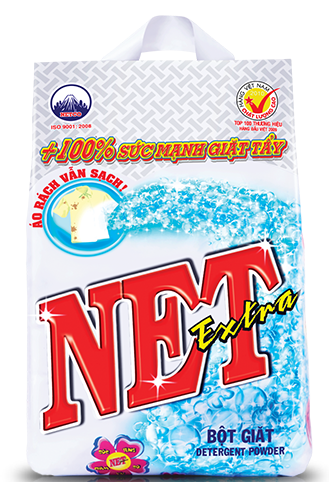 Viet Nam fmcg: NET Extra Detergent Powder+100% Washing Power-Tattered ...
